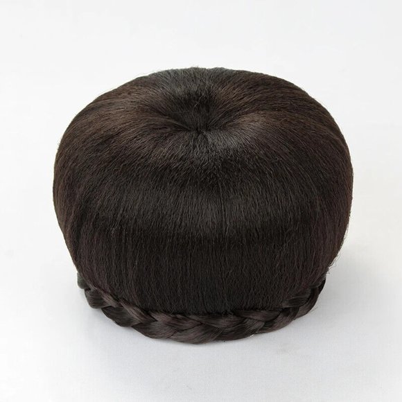Cosplay | Hair | Synthetic Chignon Hair Cover Wedding Bride Fiber Clip ...